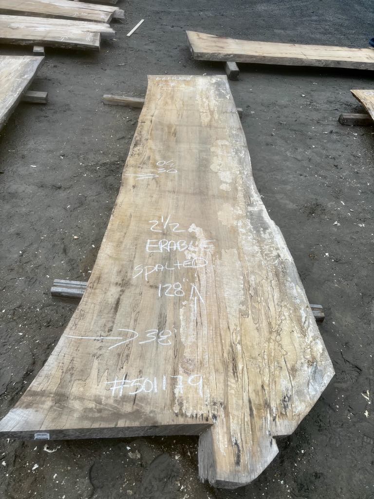 Red Maple Slab (#501179) – can-am logs & lumber