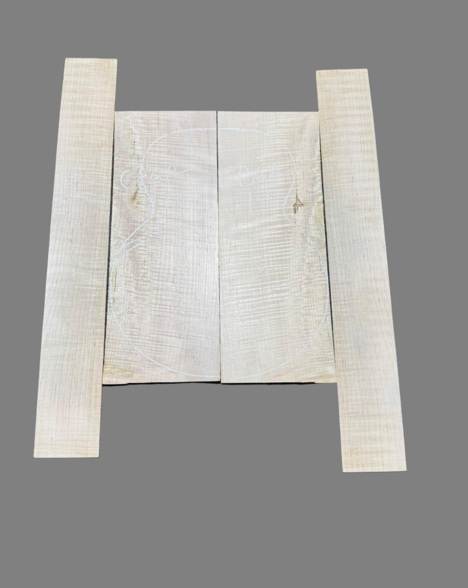 Sanded Curly Maple back and sides (#cbga-143) – can-am logs & lumber